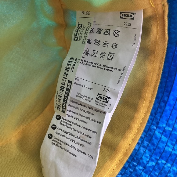 IKEA | Accessories | Ikea Limited Edition Knorva Bucket Hat Blue Logo ...